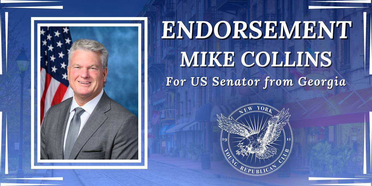 Endorsement: Mike Collins for US Senate - New York Young Republican Club